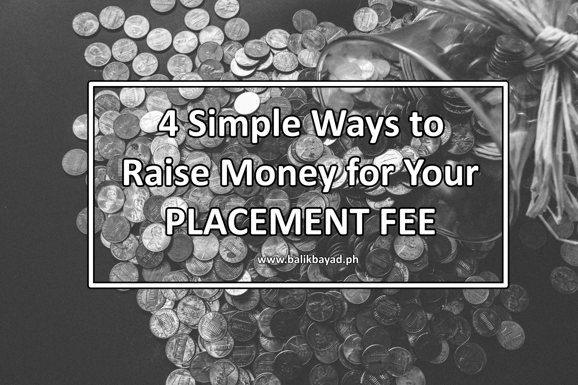Practical Ways to Raise Money for Your Placement Fee – balikbayad Blog