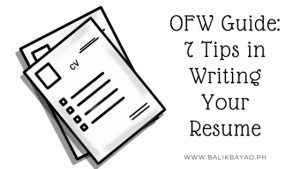 Resume Writing: A Guide for OFWs – and Make Yours Stand Out ...
