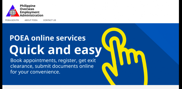 POEA Online Services You Should Know About – balikbayad Blog