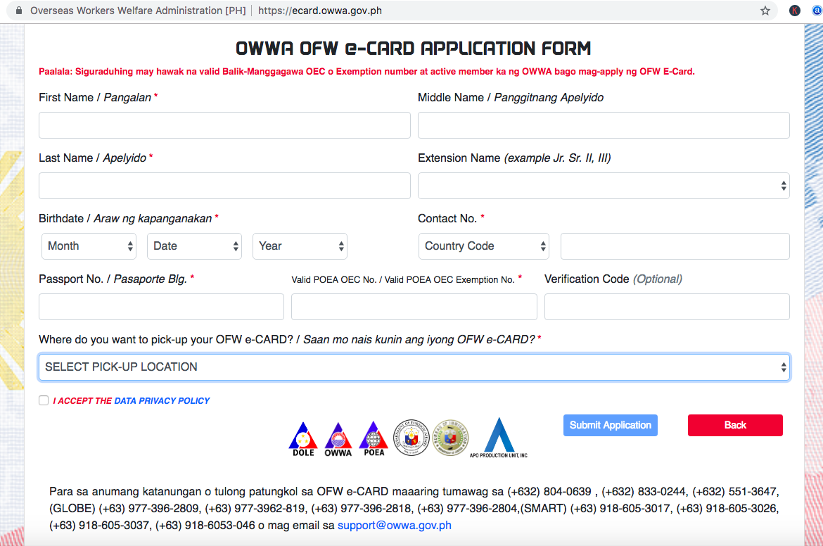 OFW e-Card: What You Need to Know and How to Get One – balikbayad Blog